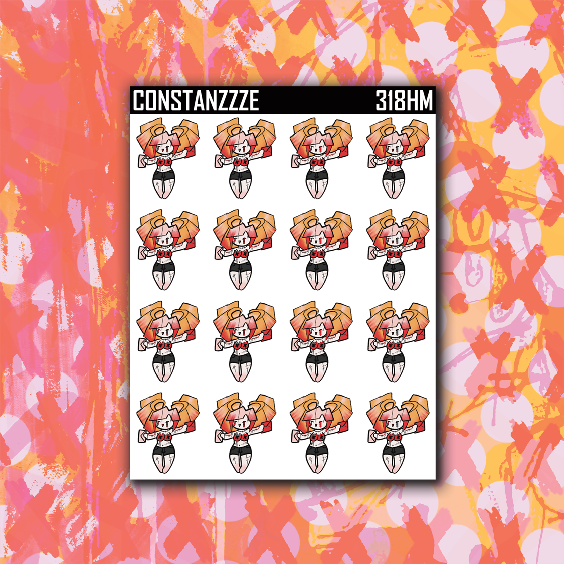 318 Chibi Happy Mail Sticker Sheet – Constanzzze