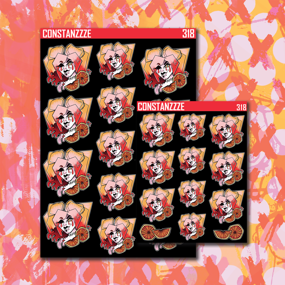 Blackout 318 Smile Sticker Sheets – Constanzzze