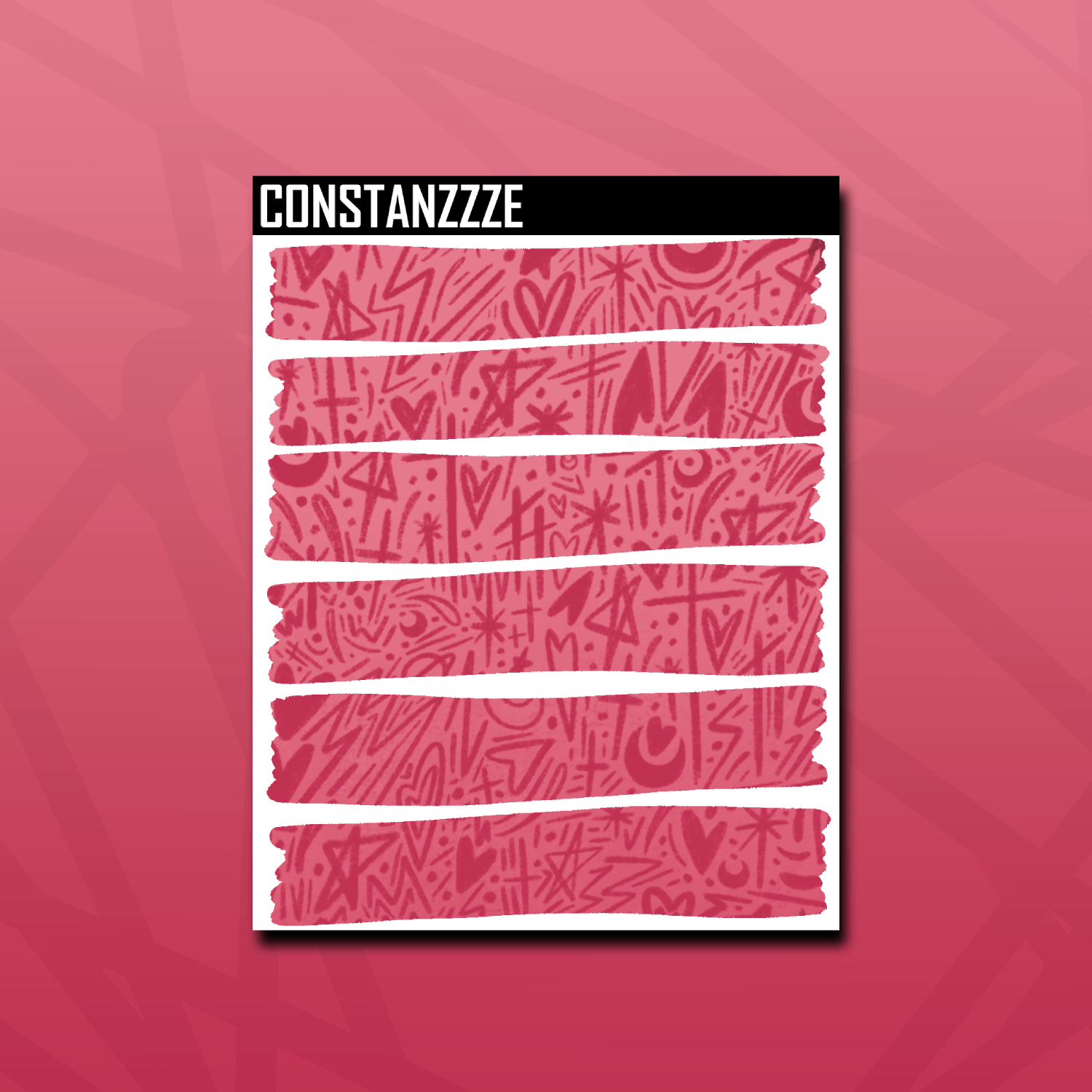 Chibi Oracle Strippies Sticker Sheet – Constanzzze