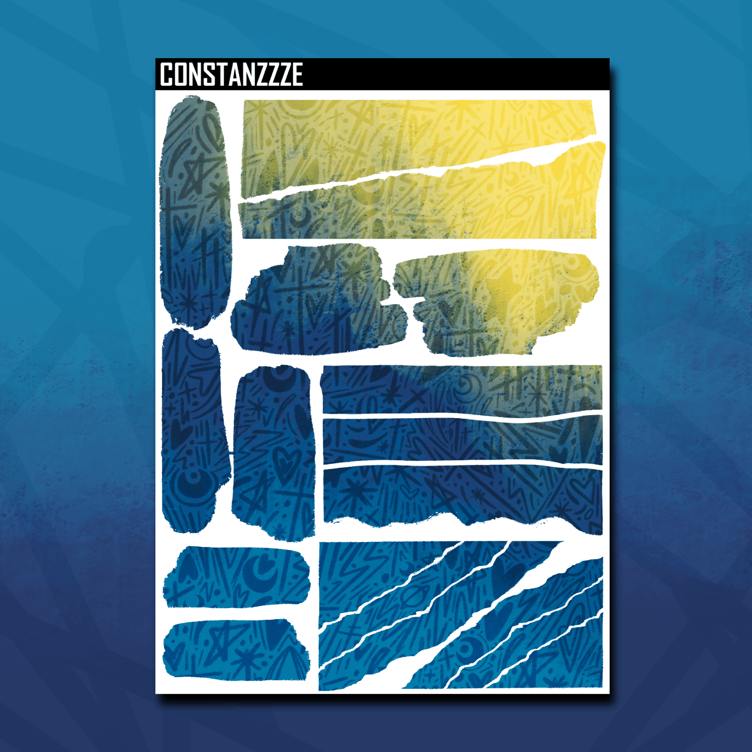 Uranus Oracle Variety Swatch and Rippies Sheet – Constanzzze