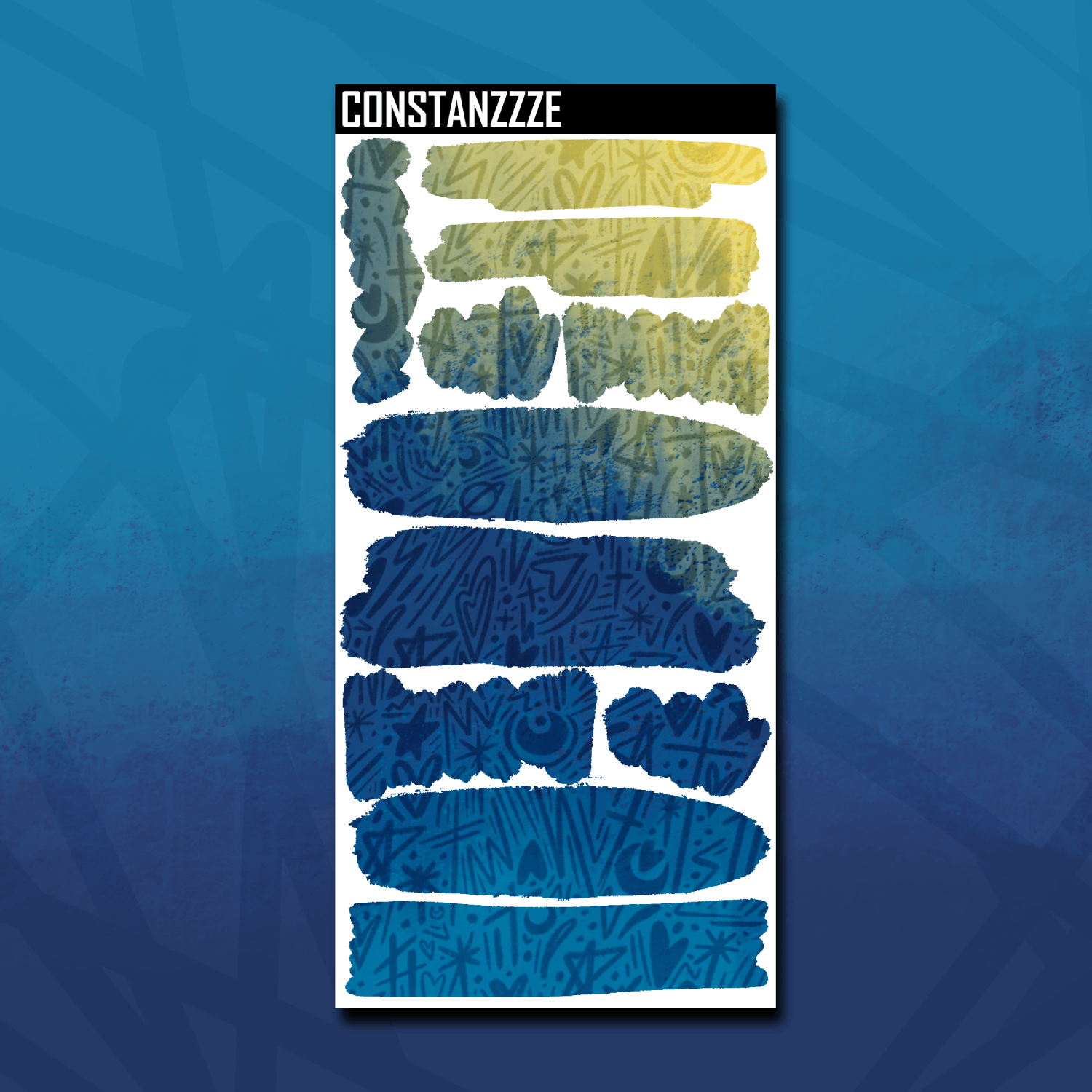 Uranus Oracle Swatch and Strippies Sheet – Constanzzze
