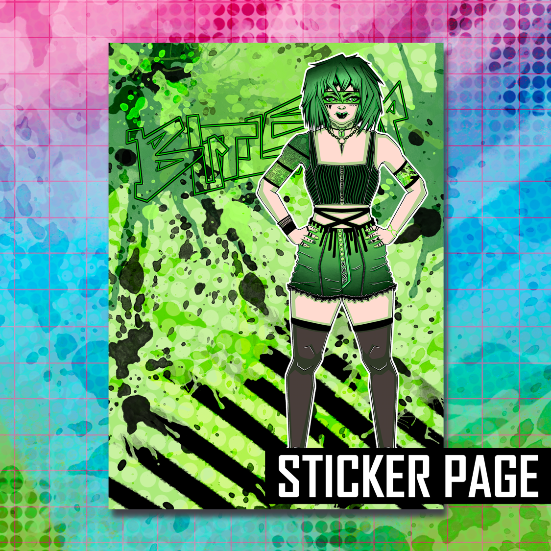 Buttercup Full Body Sticker Page – Constanzzze