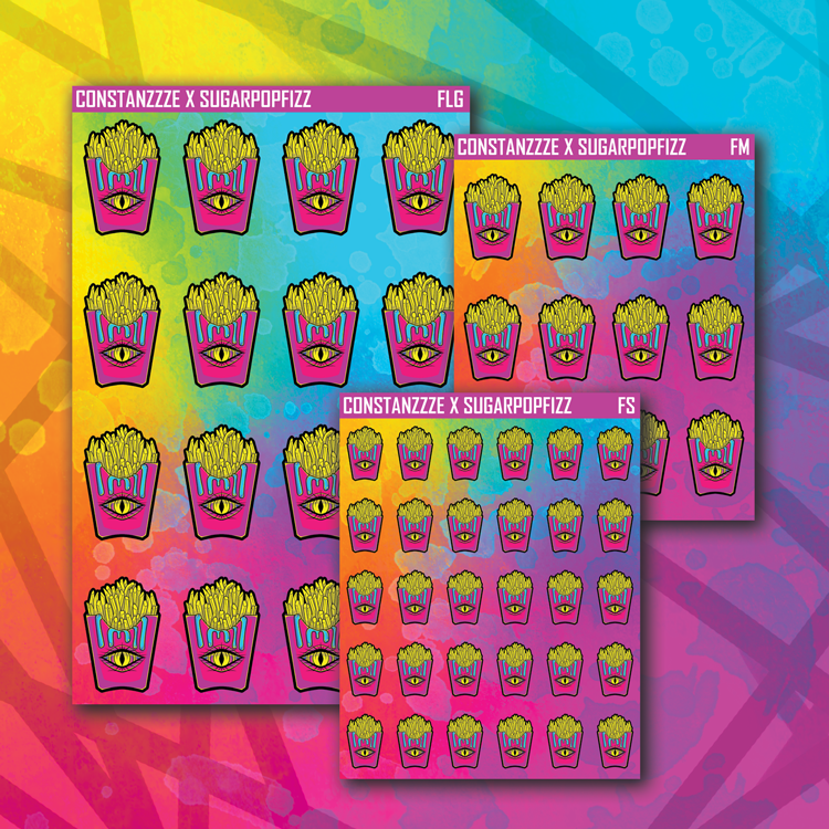 Halloween Fries Sticker Sheets – Constanzzze