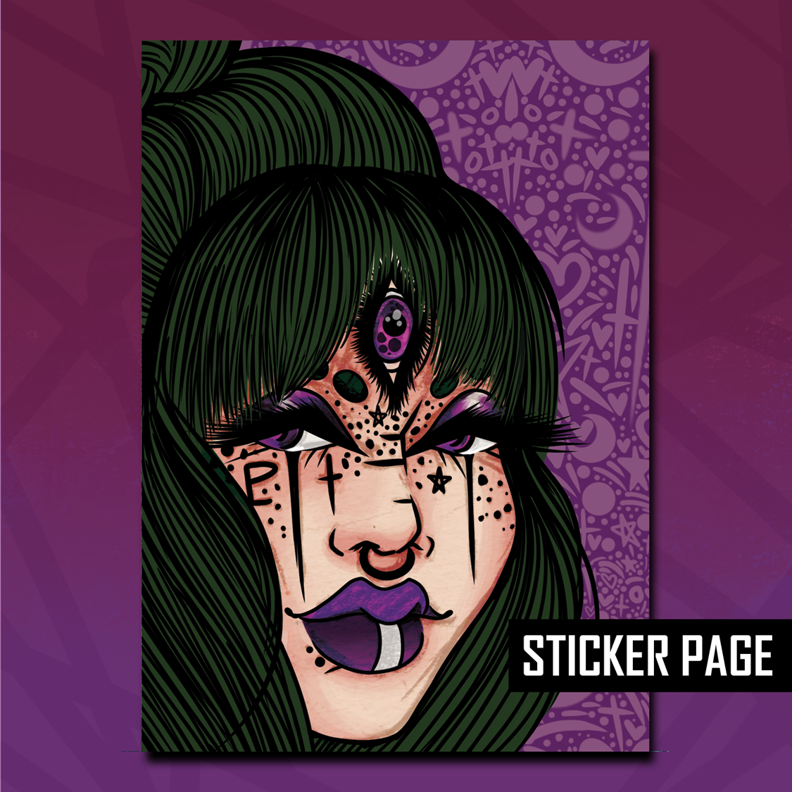 Pluto Oracle Sticker Page – Constanzzze