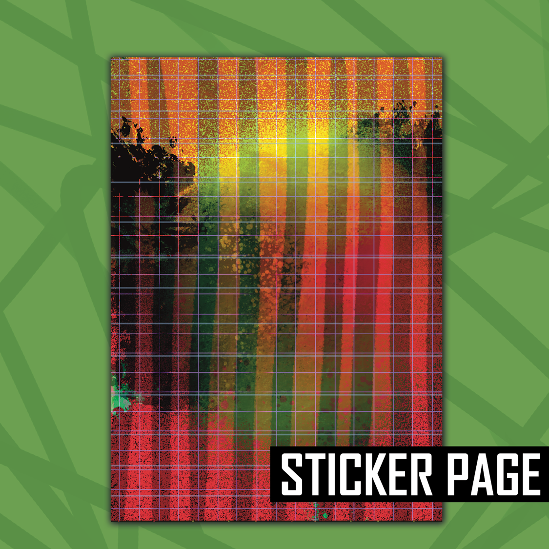 Red Beetle 🧃 Pattern Sticker Page – Constanzzze