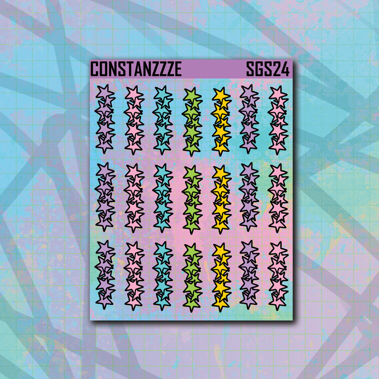 Star Stack Checklist Sticker Sheet – Constanzzze
