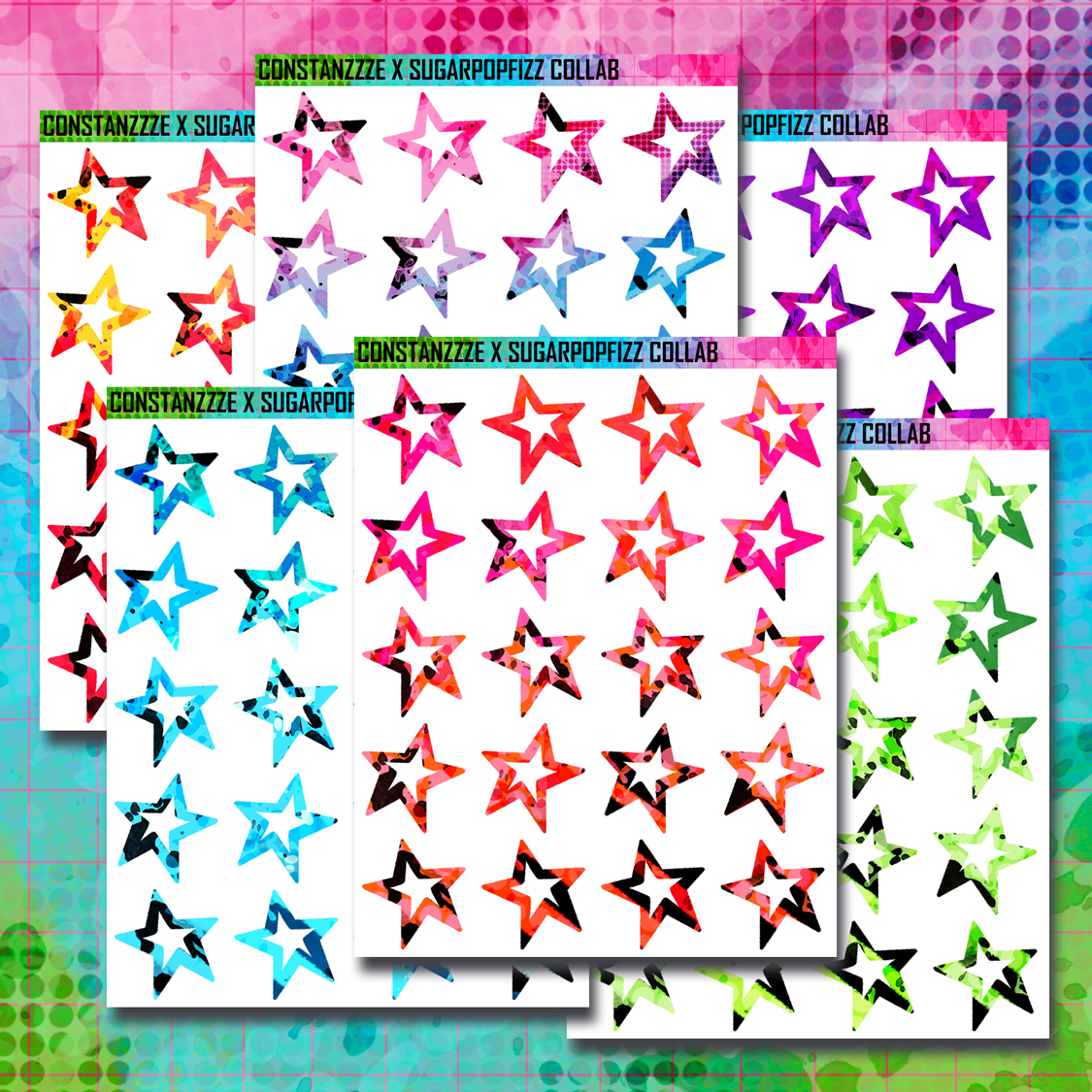 Girl Gang Star Sticker Sheet – Constanzzze
