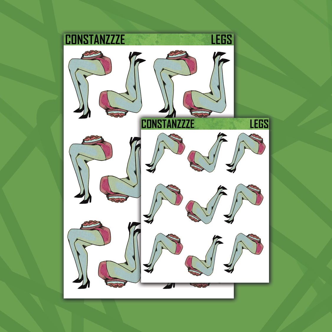 Assistant's Legs Sticker Sheet – Constanzzze
