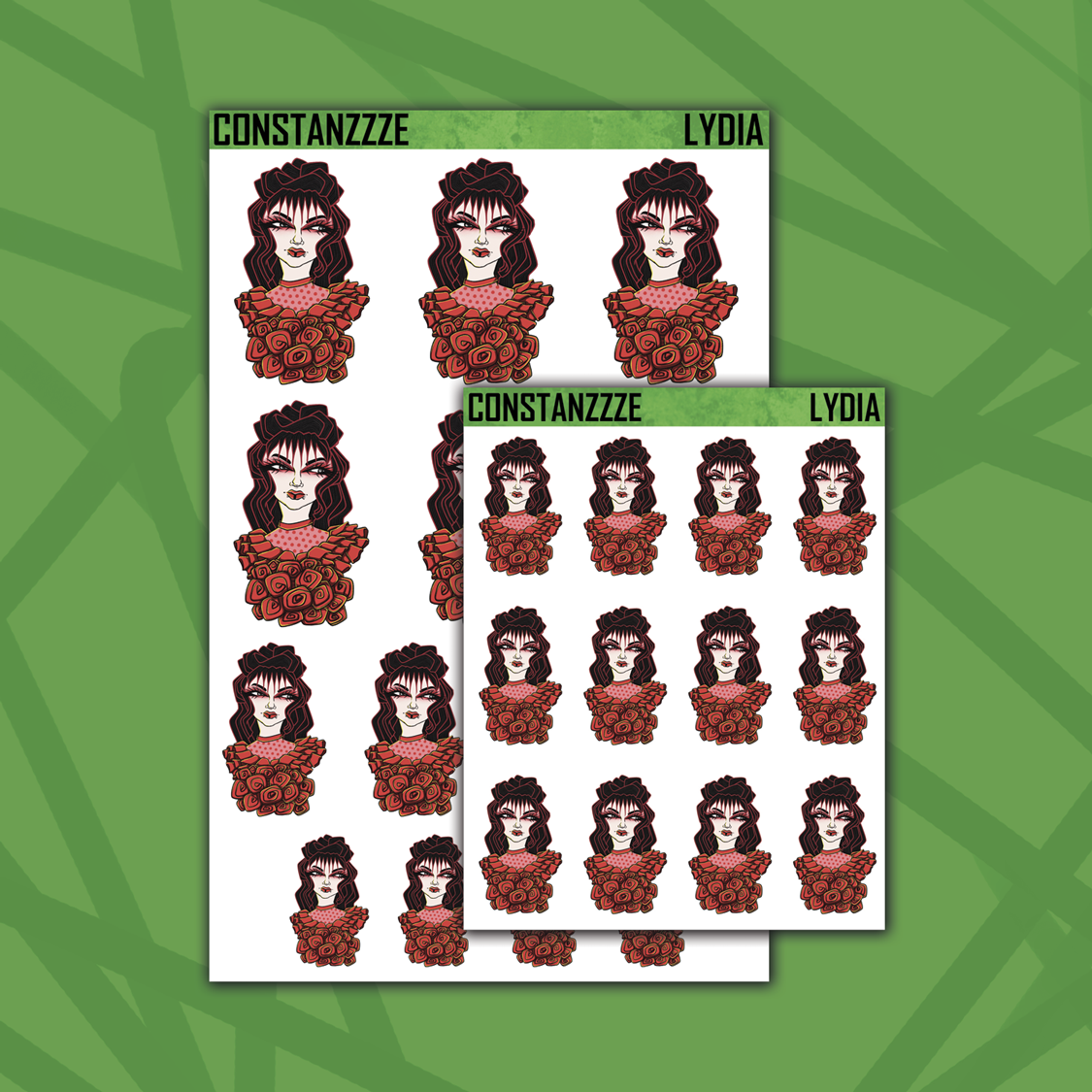 Lydia Sticker Sheet – Constanzzze