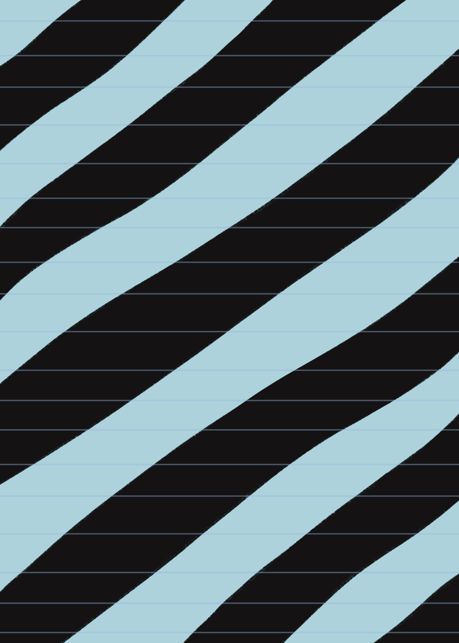 Pastel Blue Thick Stripe Reusable Sticker Book – Constanzzze