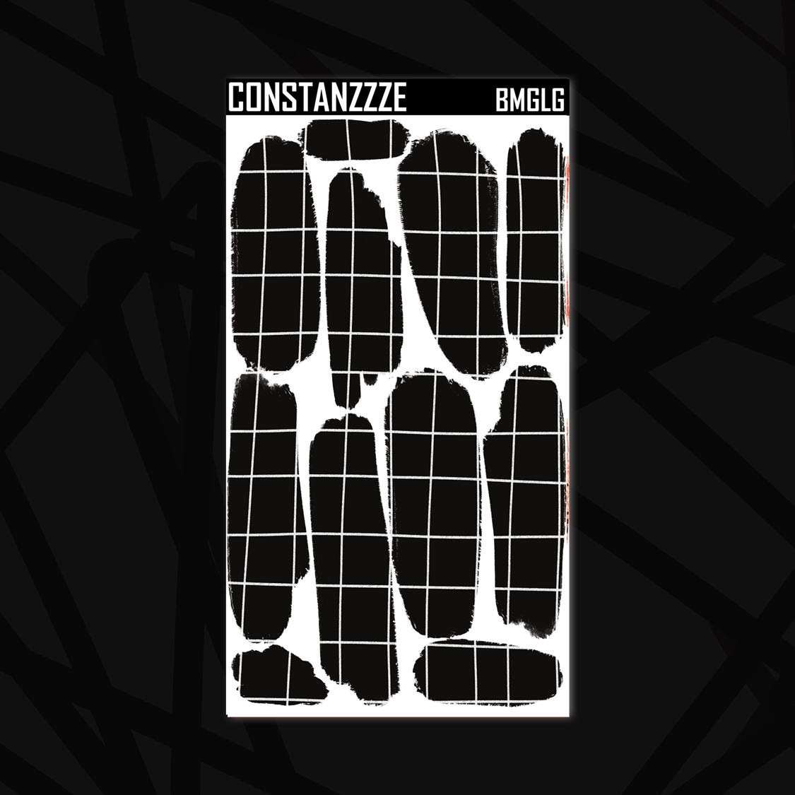 Large Messy Black Grid Swatch Sticker Sheet – Constanzzze