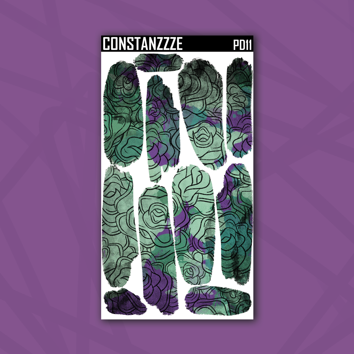 Dark Plague Doctor Roses Large Swatch Sticker Sheet – Constanzzze