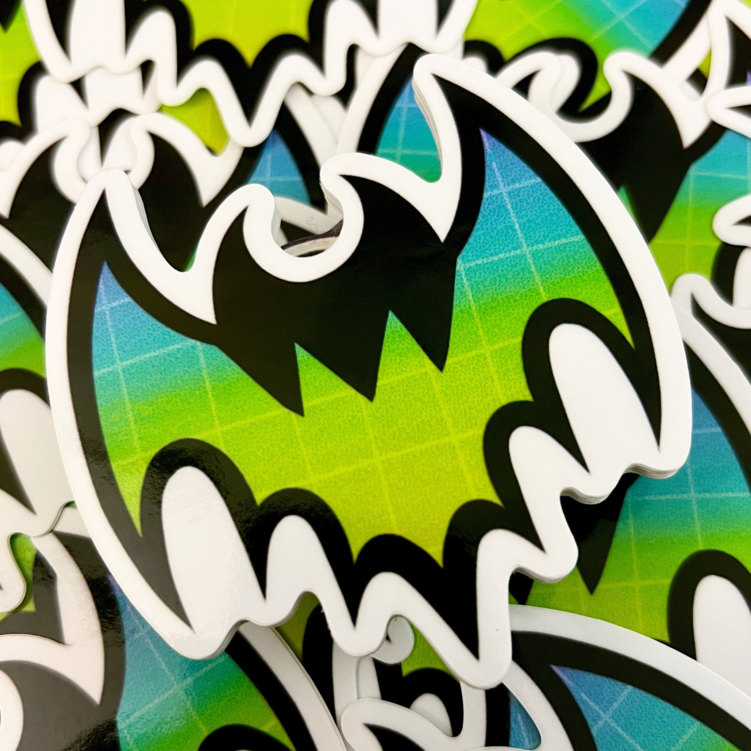 Green Bat Vinyl Sticker – Constanzzze