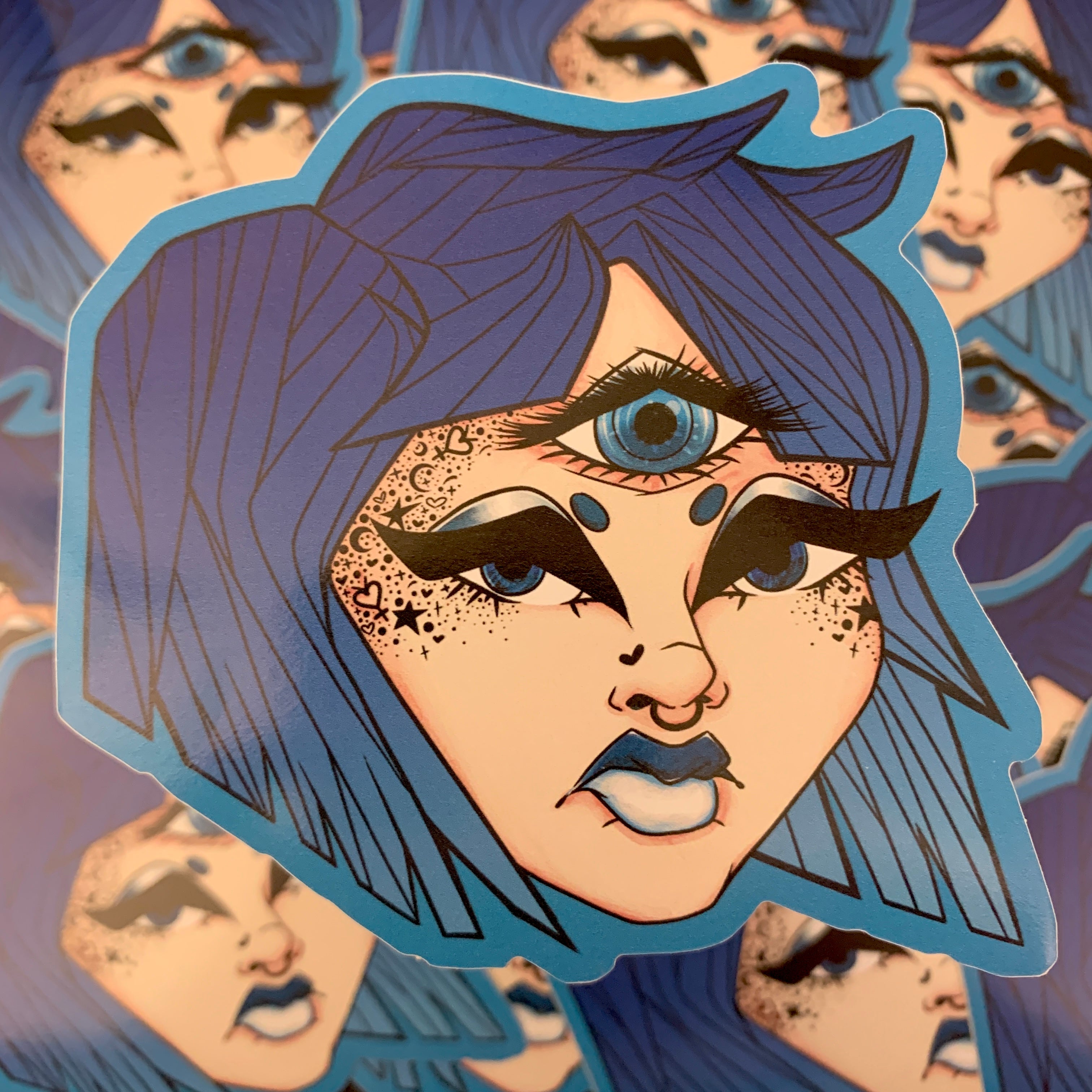 Jumbo Mercury Oracle Vinyl Sticker – Constanzzze