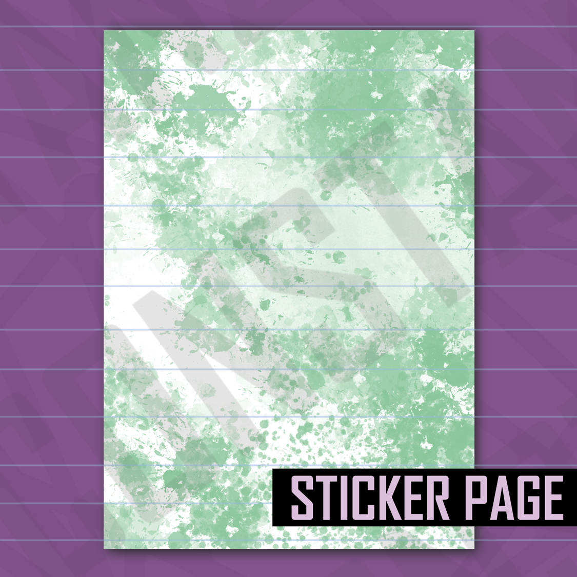 Light Green Plague Doctor Sticker Page – Constanzzze