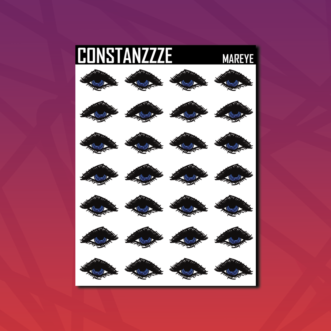 Mars Oracle Eye Sticker Sheet – Constanzzze
