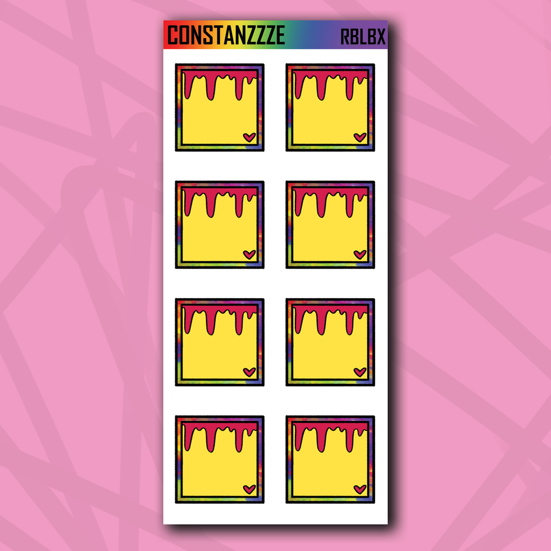 Rainbow Pride Large Sticky Notes – Constanzzze