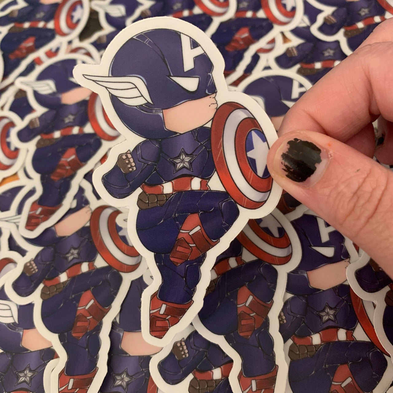 Captain Clear Vinyl Sticker – Constanzzze