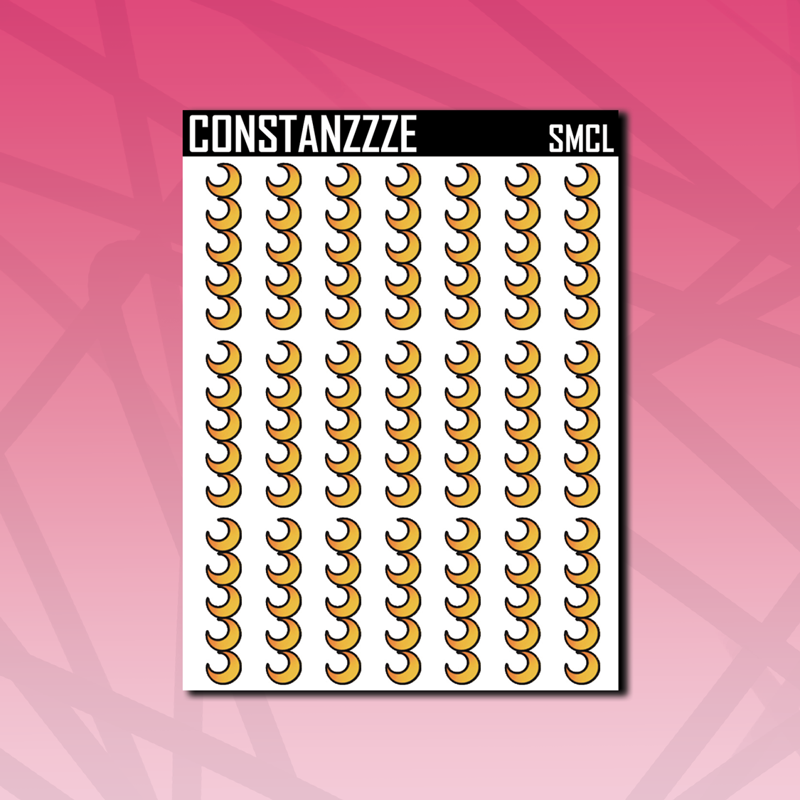 Moon Oracle Crescent Checklist Sticker Sheet – Constanzzze