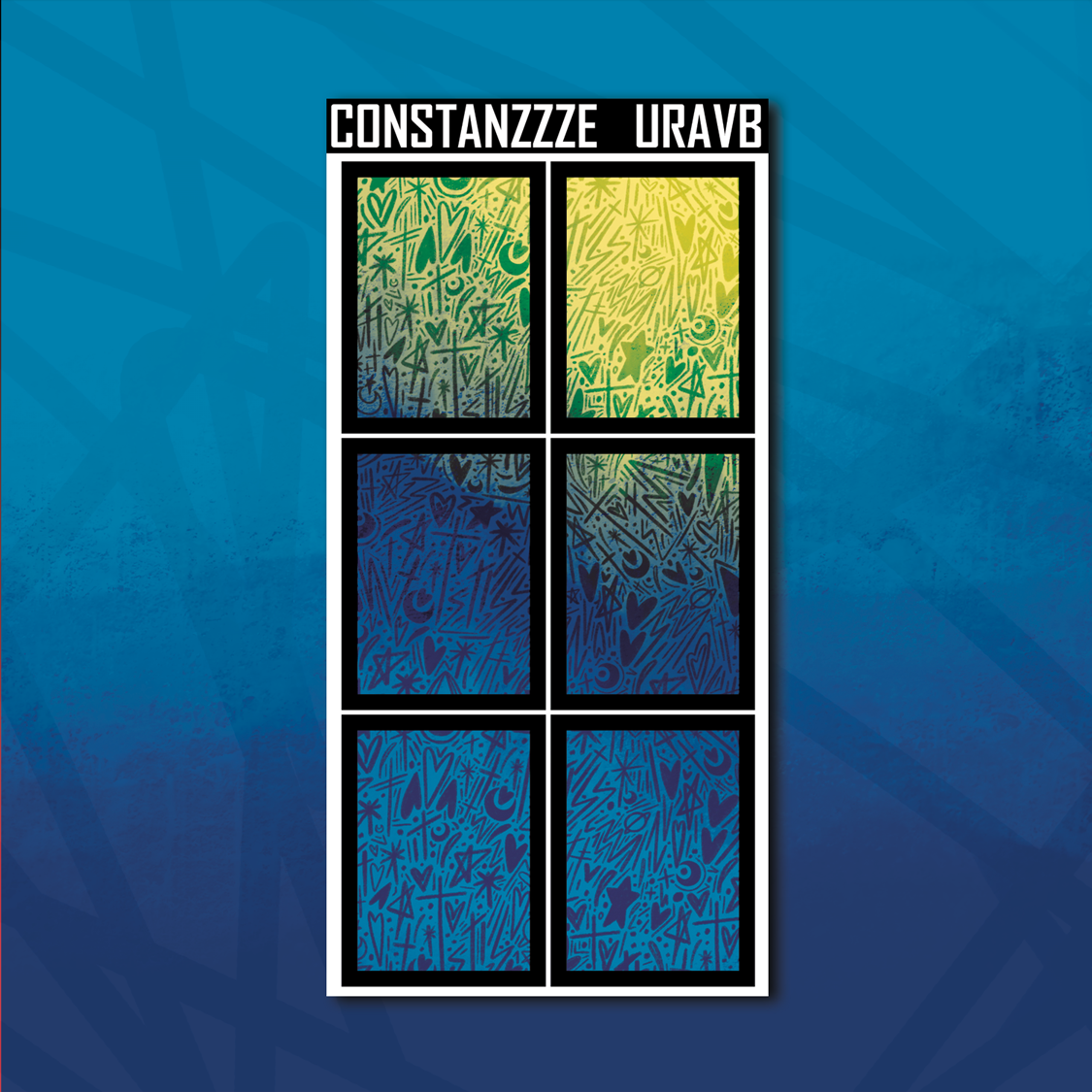 Uranus Oracle Full Box Sticker Sheet – Constanzzze