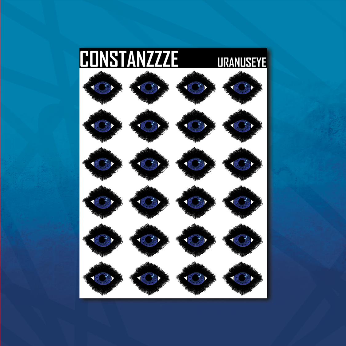 Uranus Oracle Eye Sticker Sheet – Constanzzze